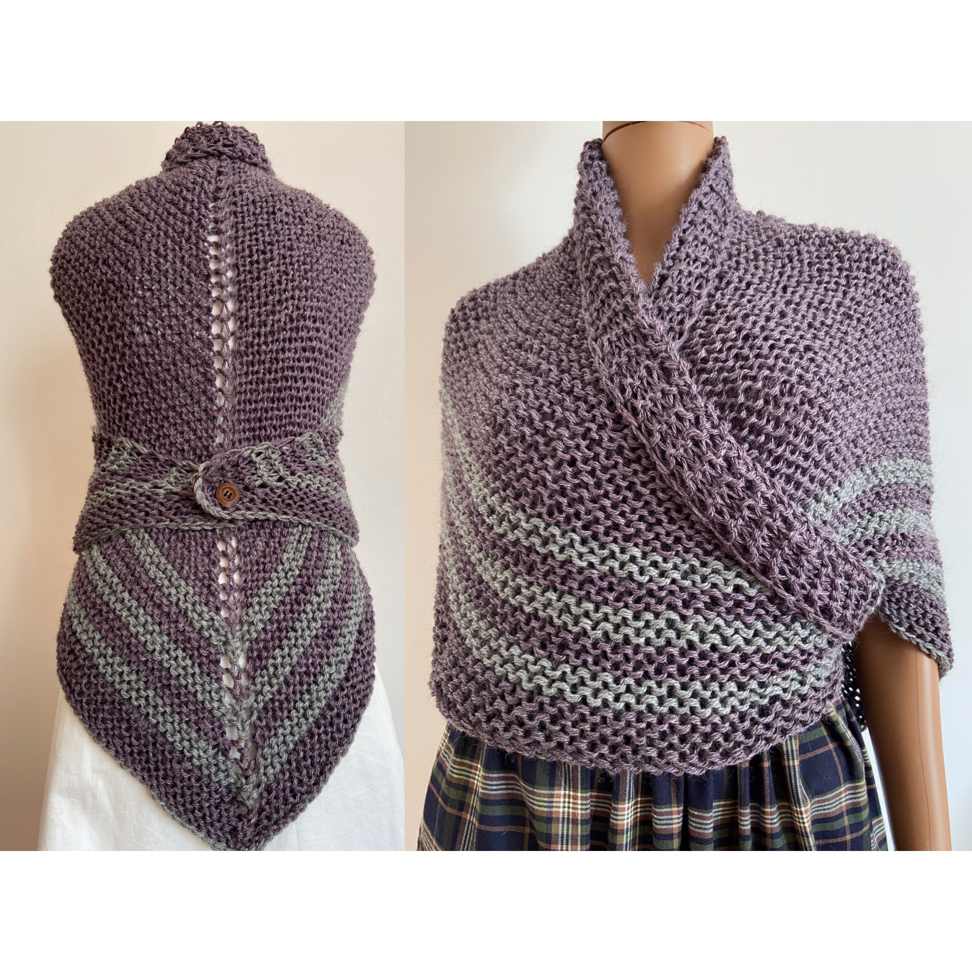 Outlander alpaca shawl women wool triangle shawl silk gray knit ...