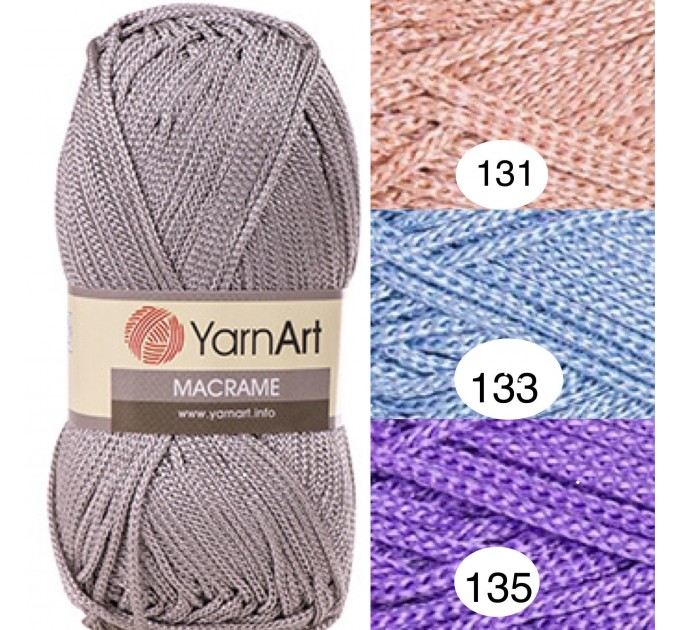 YarArt MACRAME Yarn, Cord Yarn, Macrame yarn, Crochet Rugs, Rug Yarn ...