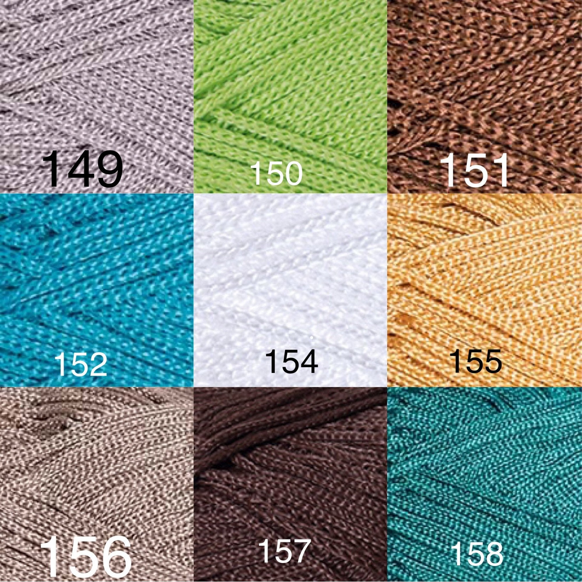 YarArt MACRAME Yarn, Cord Yarn, Macrame yarn, Crochet Rugs, Rug Yarn ...