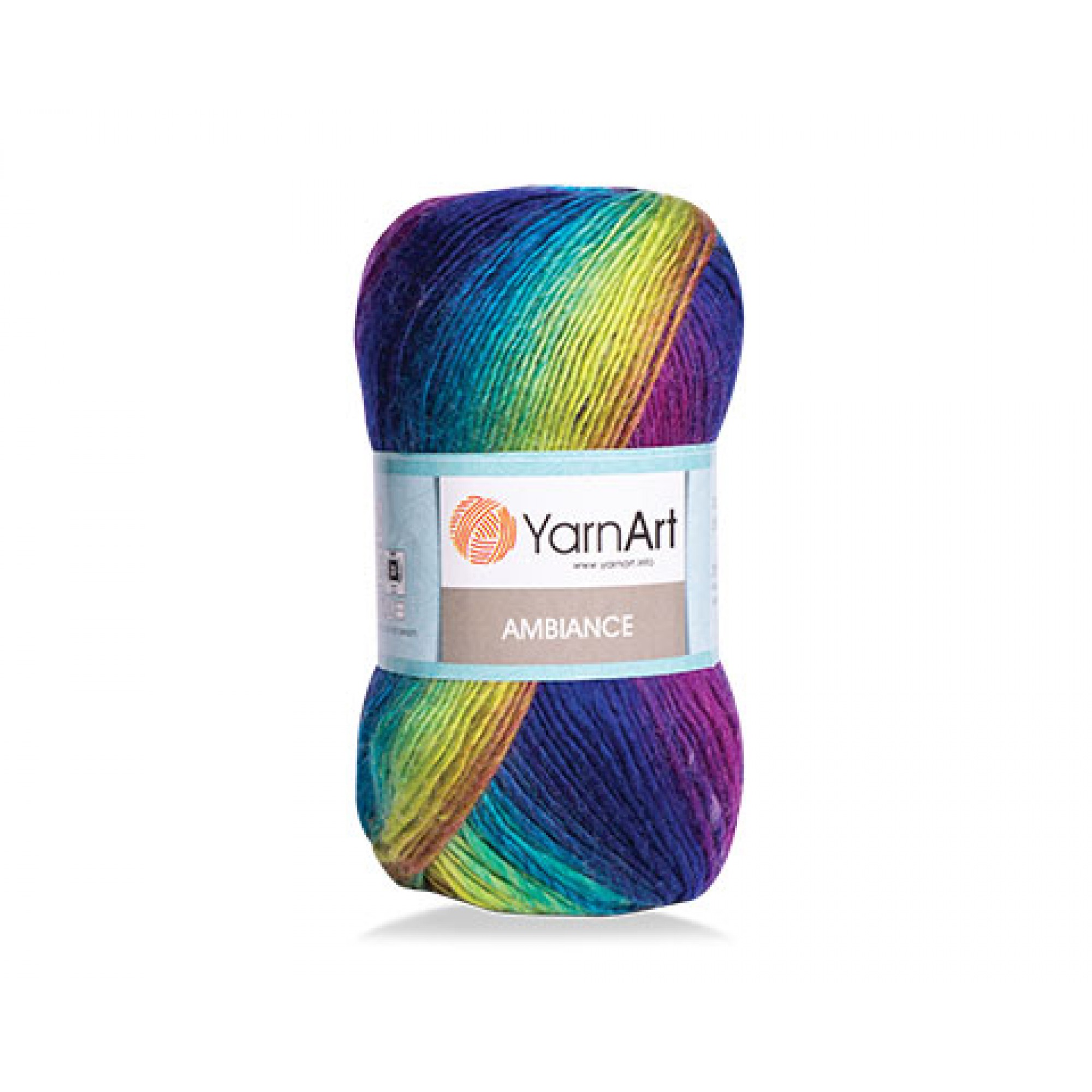 Rainbow Gradient Wool Yarn 100 g 250 meters YarnArt AMBIANCE Multicolor ...
